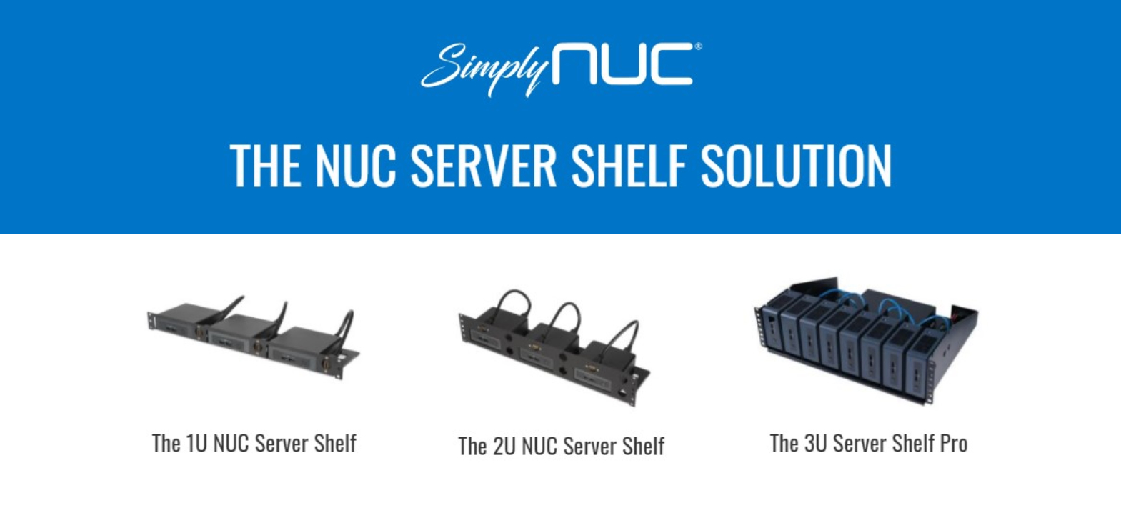 NUC Server Shelf Solutions - SNUC